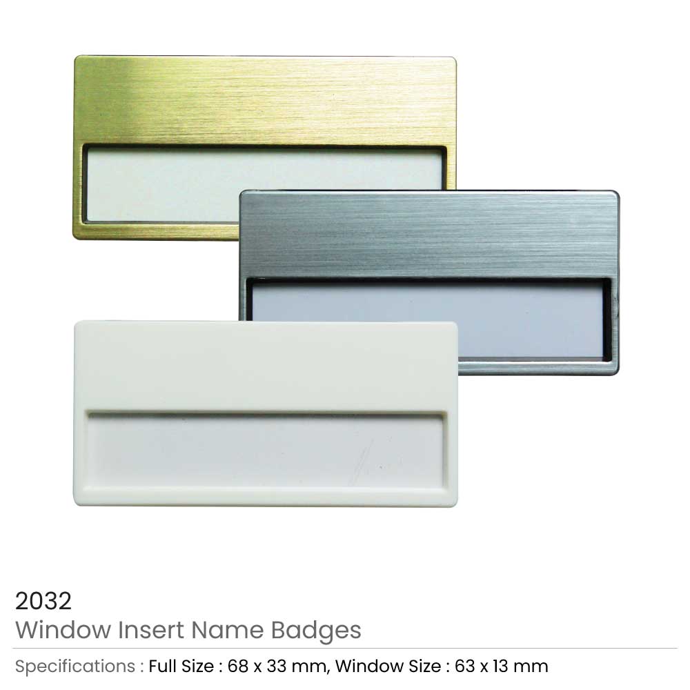 Insert Name Badges | Promotional Gifts Suppliers