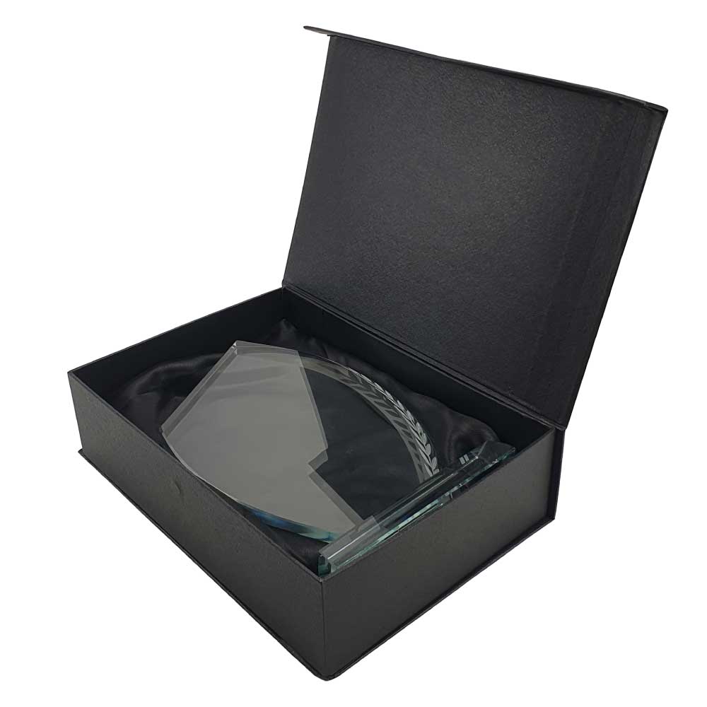 Engraved Leaf Crystal Awards | Promotional Gifts Suppliers